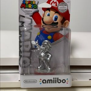 Nintendo | Other | Amiibo Super Mario Silver | Poshmark